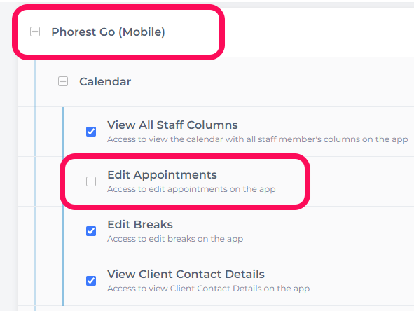How do I remove an appointment on Phorest Go? – Phorest Salon Software
