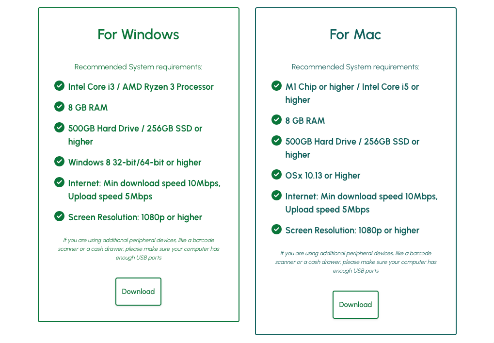 What are the minimum system requirements for Phorest and Phorest Go ...