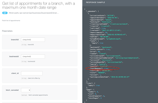 How to call on the API Endpoints – Phorest Salon Software